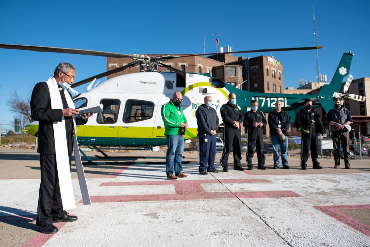 MercyOne helicopter blessed in ceremony
