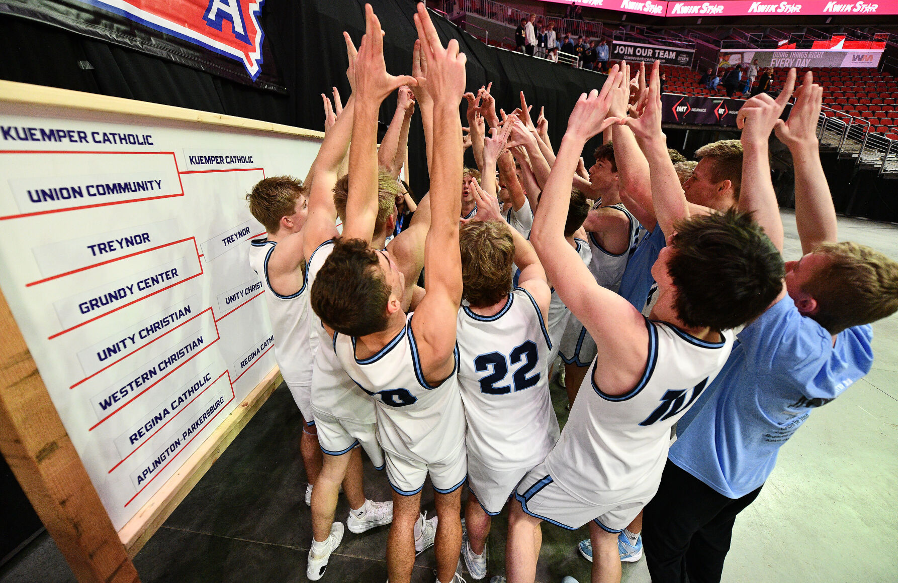 Photos: Unity Christian vs Regina Catholic state basketball