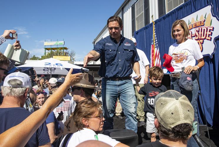 Gov. Reynolds raises her profile at Iowa State Fair
