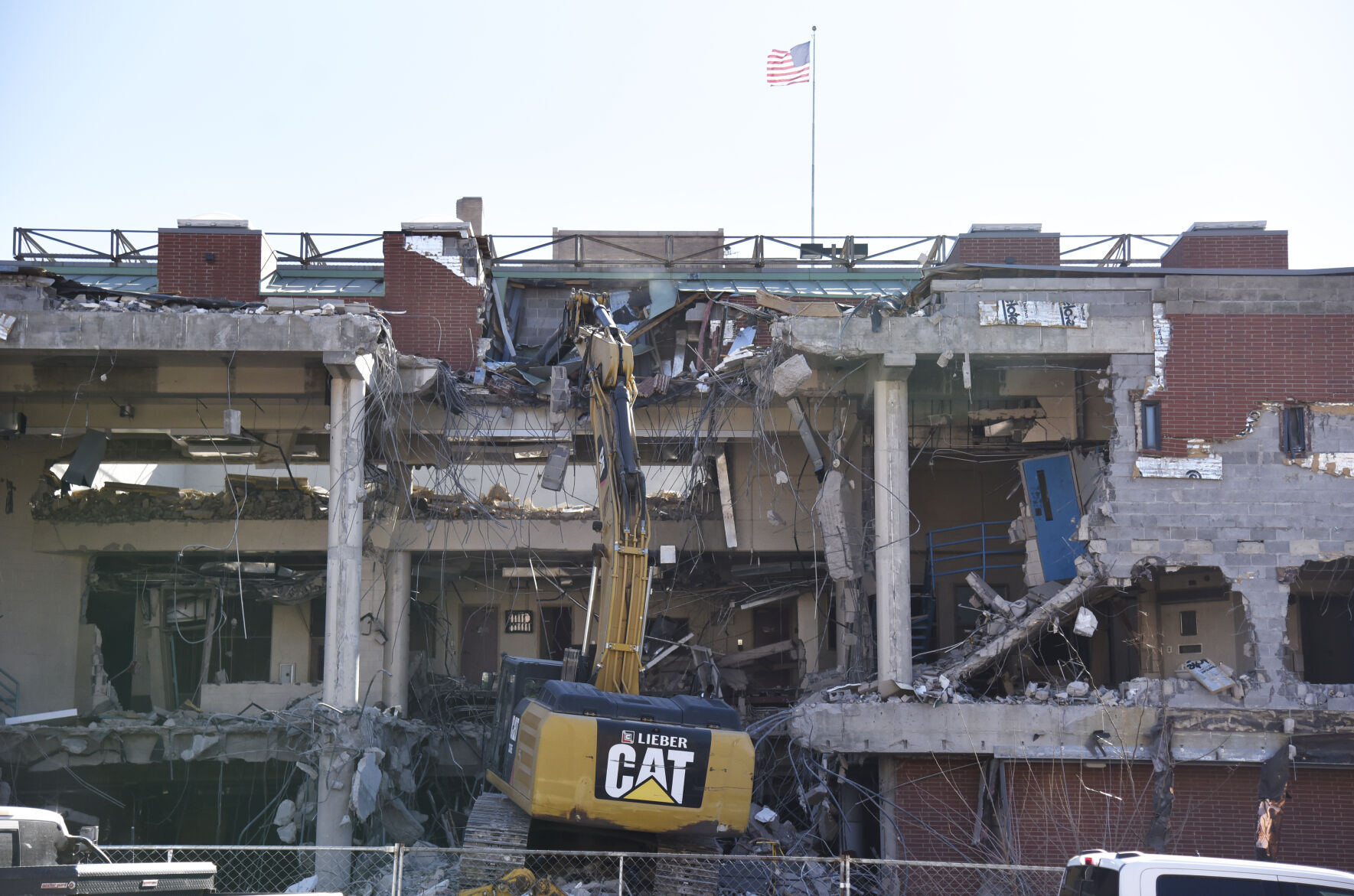 PHOTOS: Woodbury County jail demolition begins Tuesday
