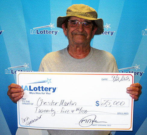 Terril, Iowa man wins $25,000 lottery prize