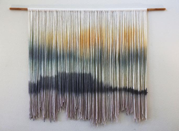 This modern fiber art will fulfill your boho fantasies