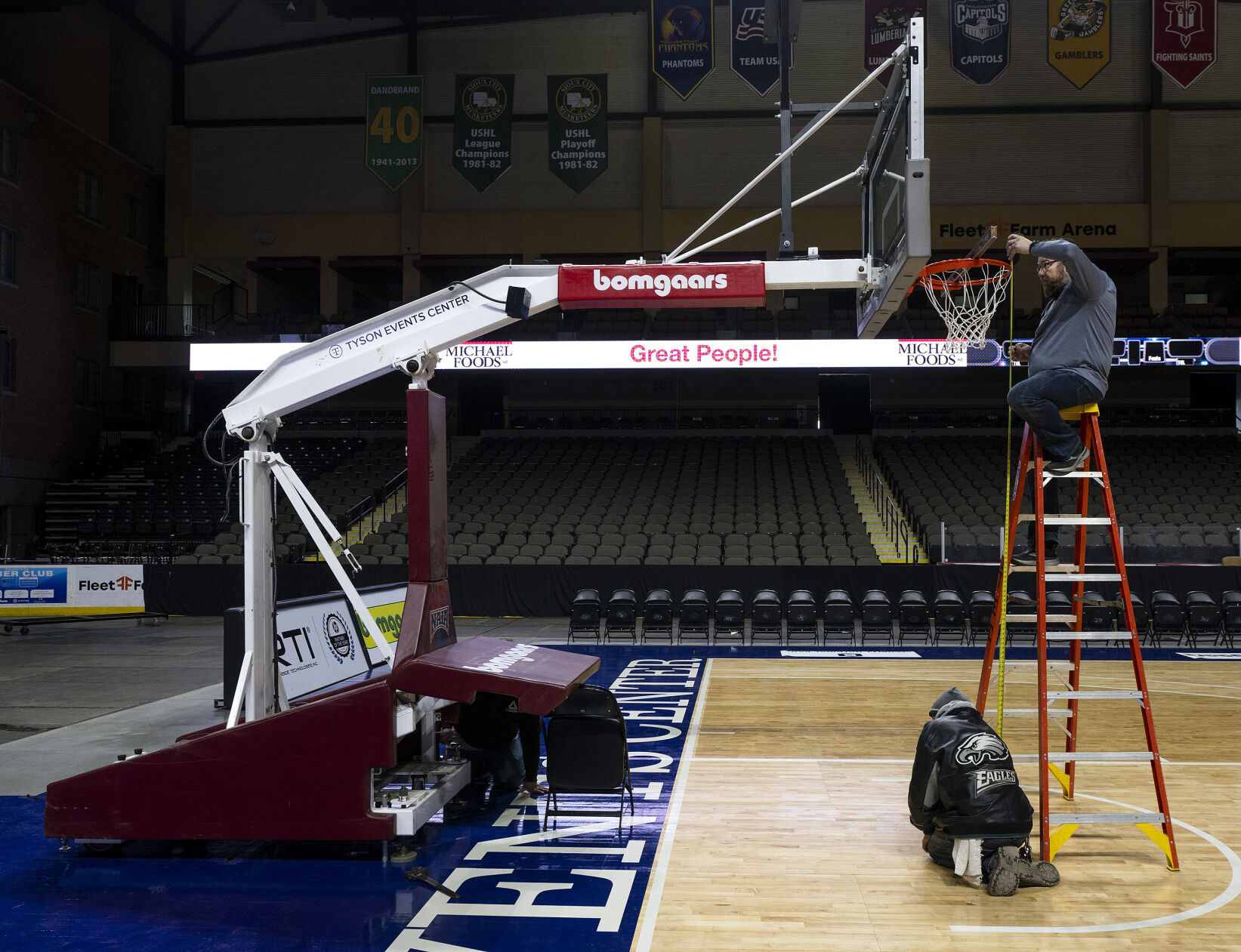 Tyson Events Center needs basketball court upgrade