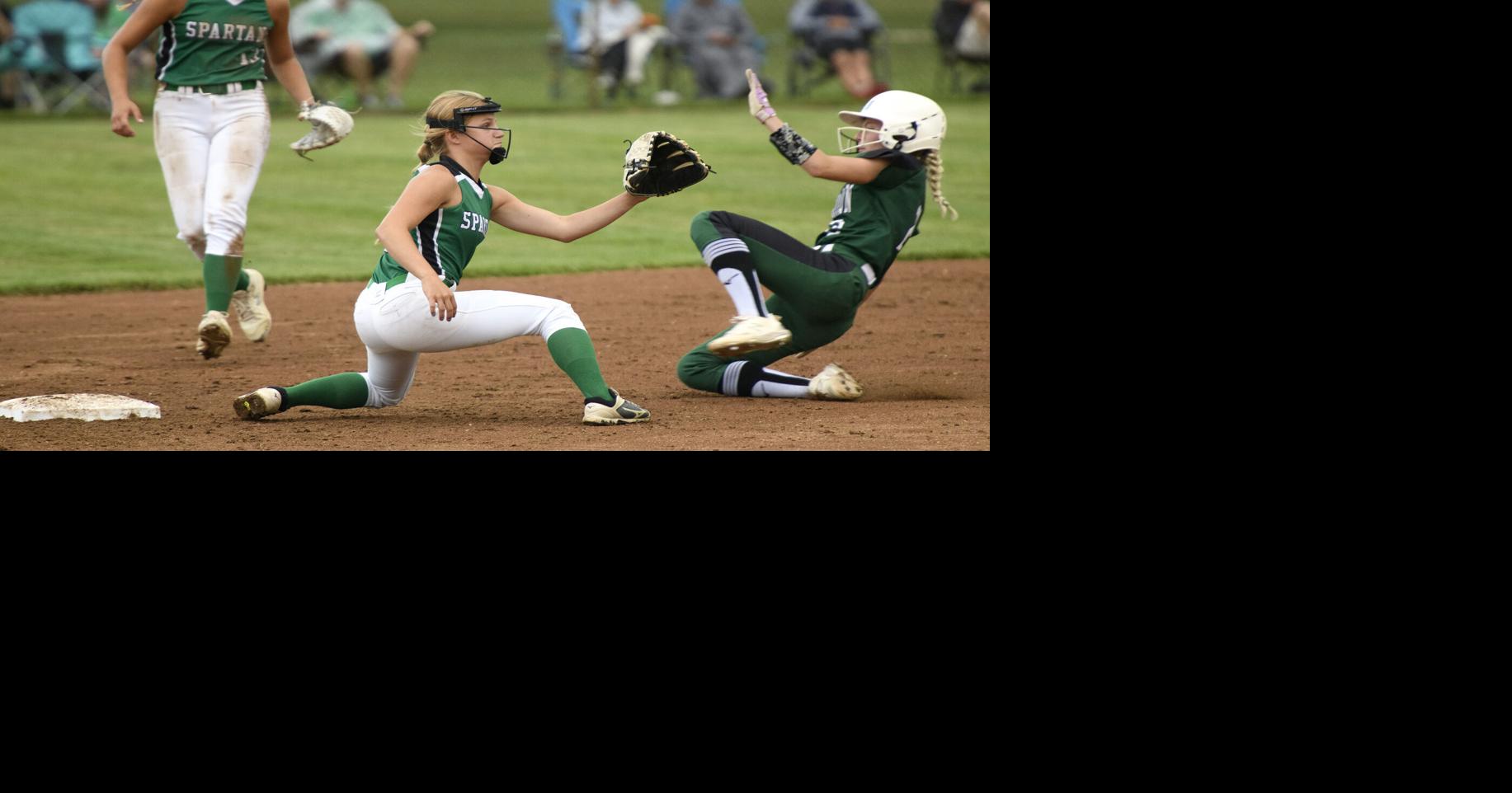 STATE SOFTBALL: Spartans lean on support; Hawks head in hot