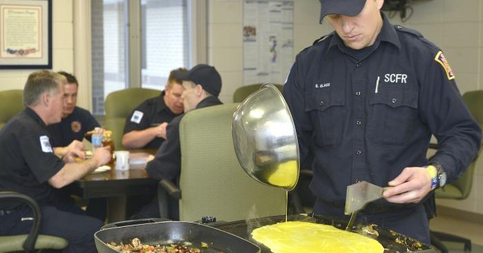 Photos: Firehouse chef George Glass