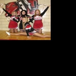 Large cheer squad boosts Homer school spirit