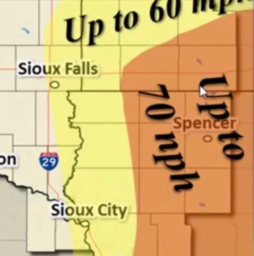 Update: Severe storms possible in northern Siouxland