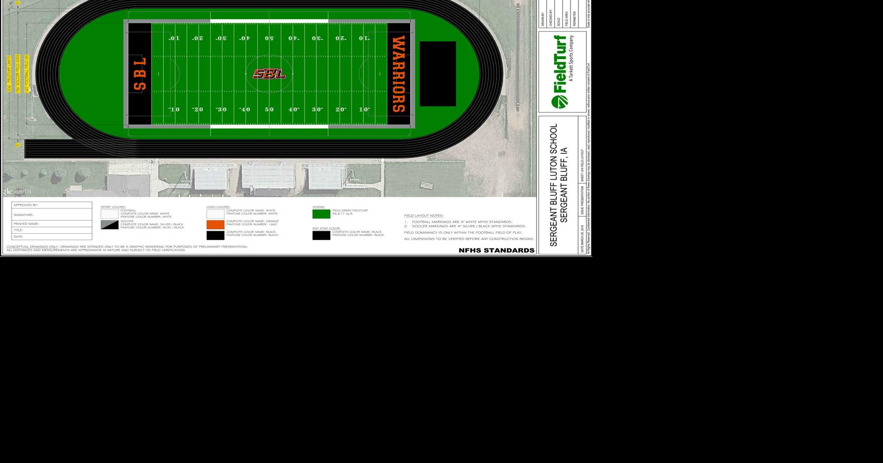 Sergeant Bluff to convert field to artificial turf