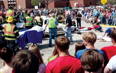 Photos: Mock prom crash