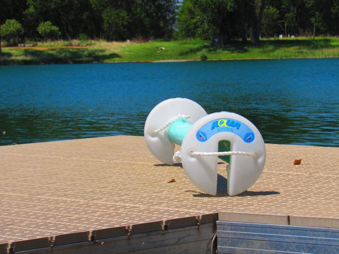 Bishop Heelan junior runs his own company, making spools for water mats