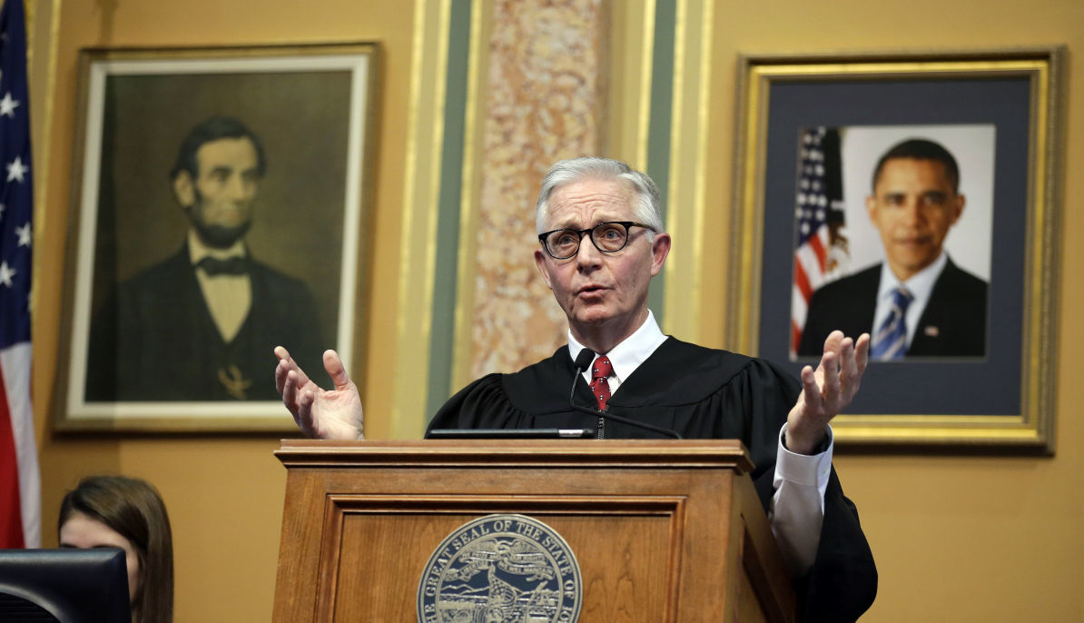 Iowa chief justice reports on progress, challenges facing justice system