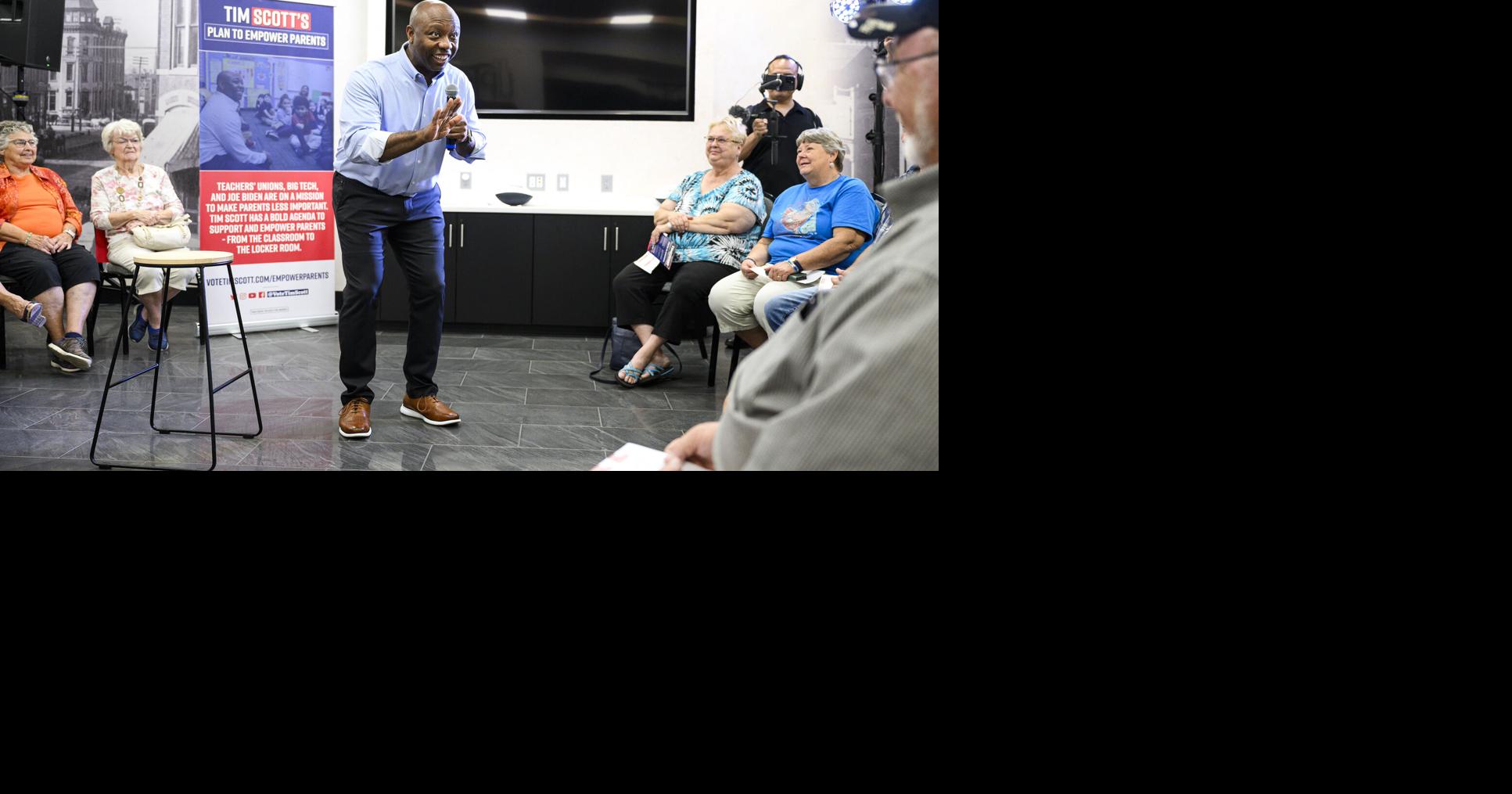 Photos: 2024 presidential Tim Scott campaign in Le Mars