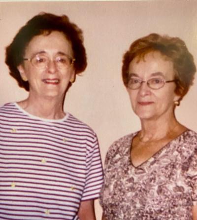 Ellen Livingston and Alice Reeg