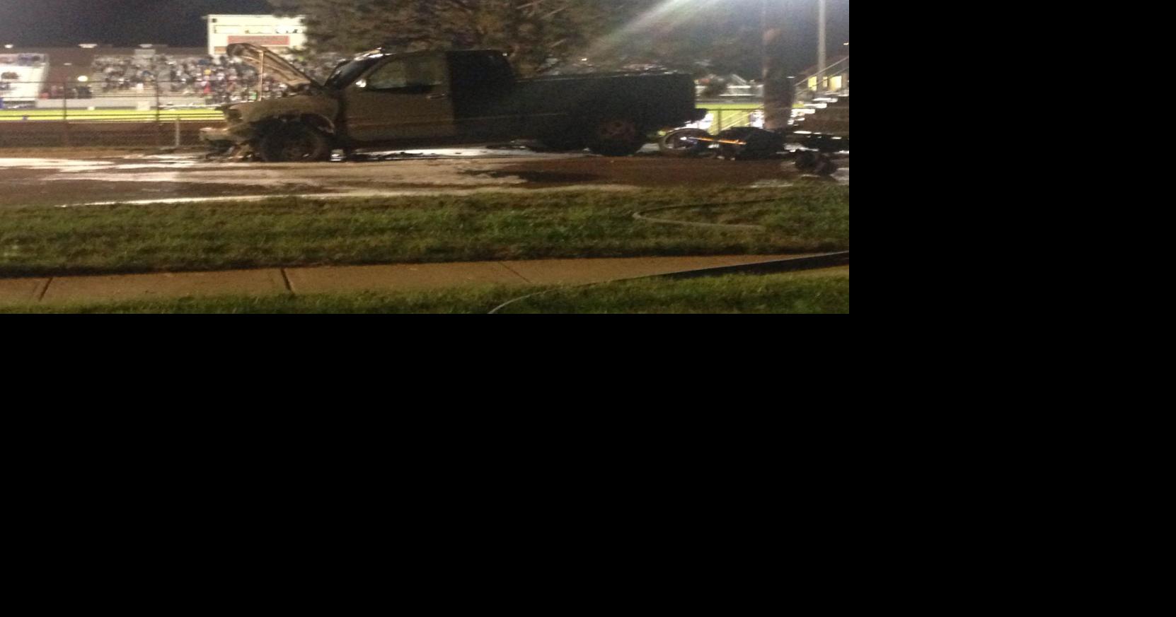 1 seriously injured in fiery Le Mars accident in front of football game