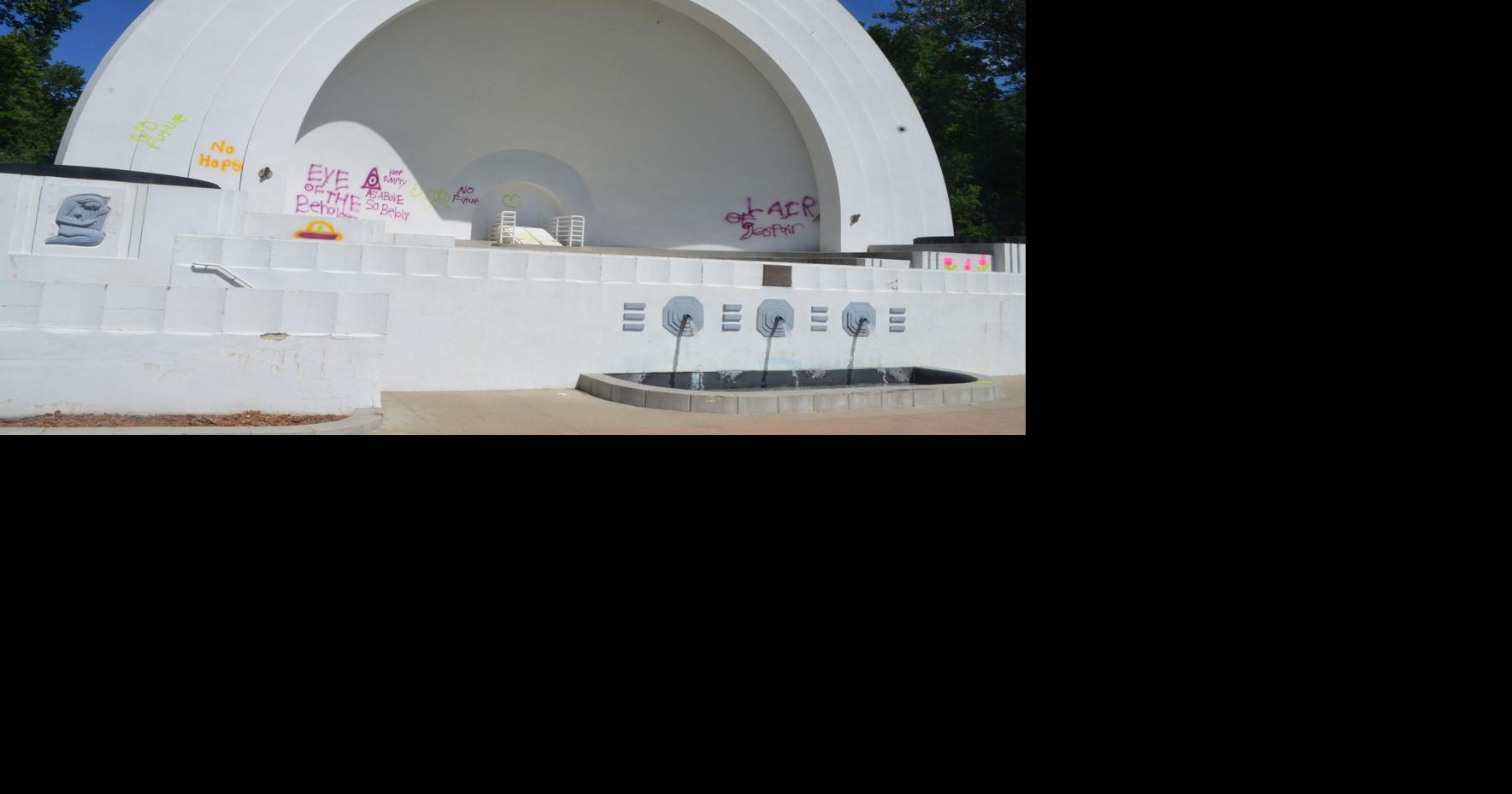 Sioux City man arrested for Grandview Park bandshell graffiti