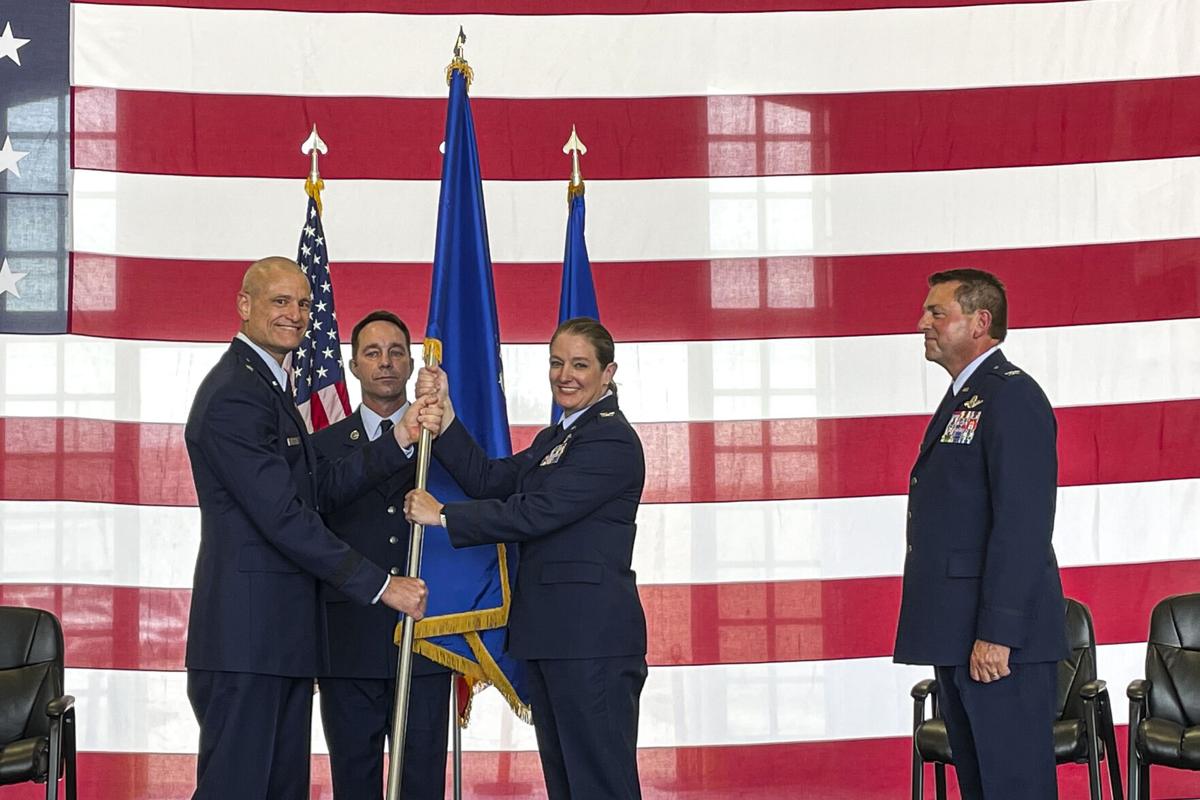Col. Sonya Morrison installed as first female commander of 185th Air ...