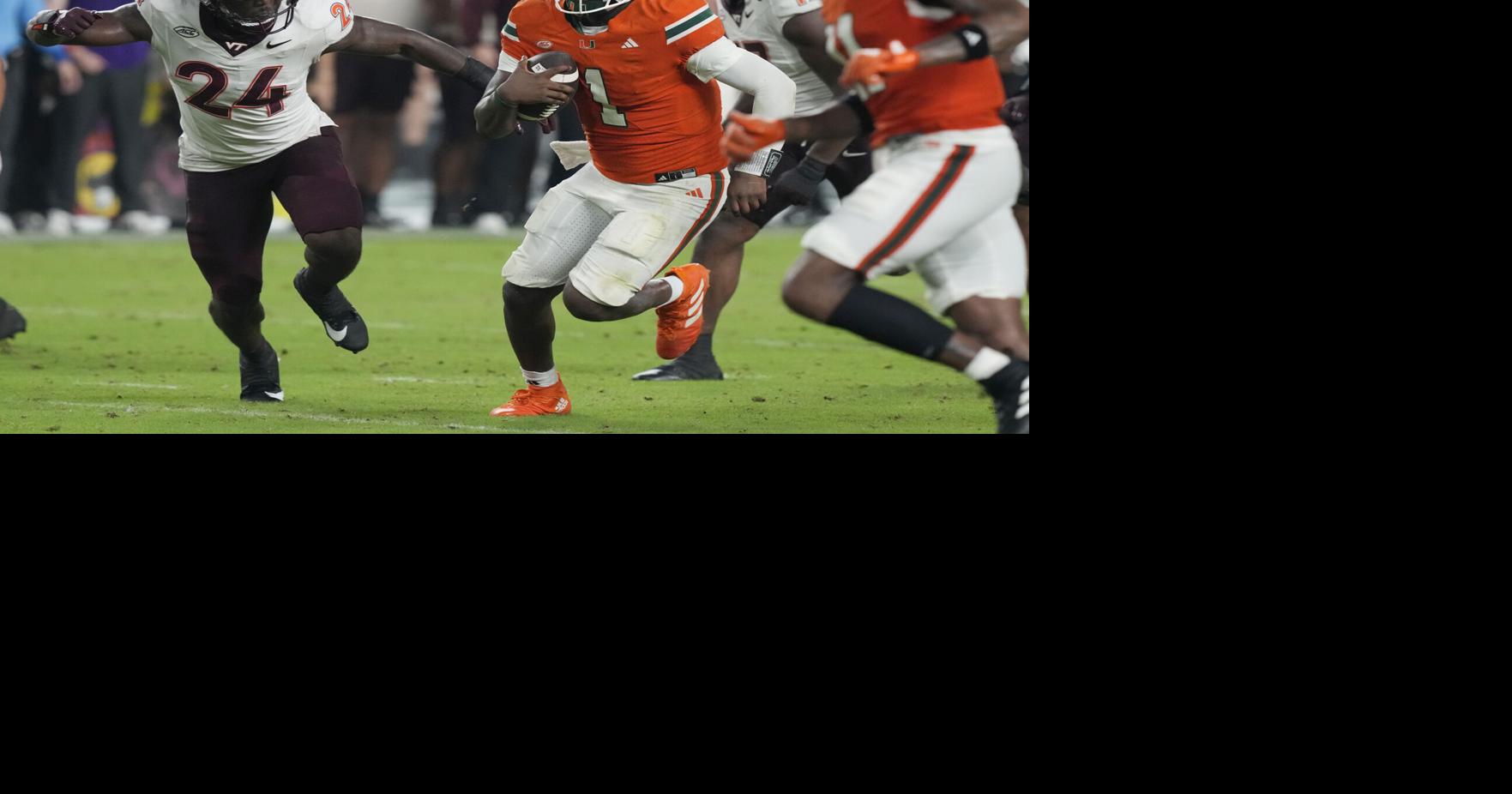 No. 8 Miami crosses the country to visit Cal in ACC headliner