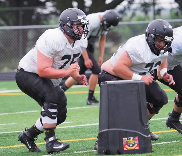 Dordt's offensive line is on the same page