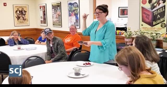 Youth learn about the Lewis and Clark expedition journals