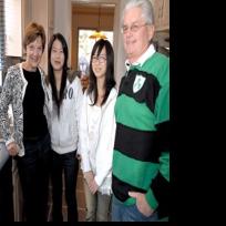 Couple share feast, build sense of community