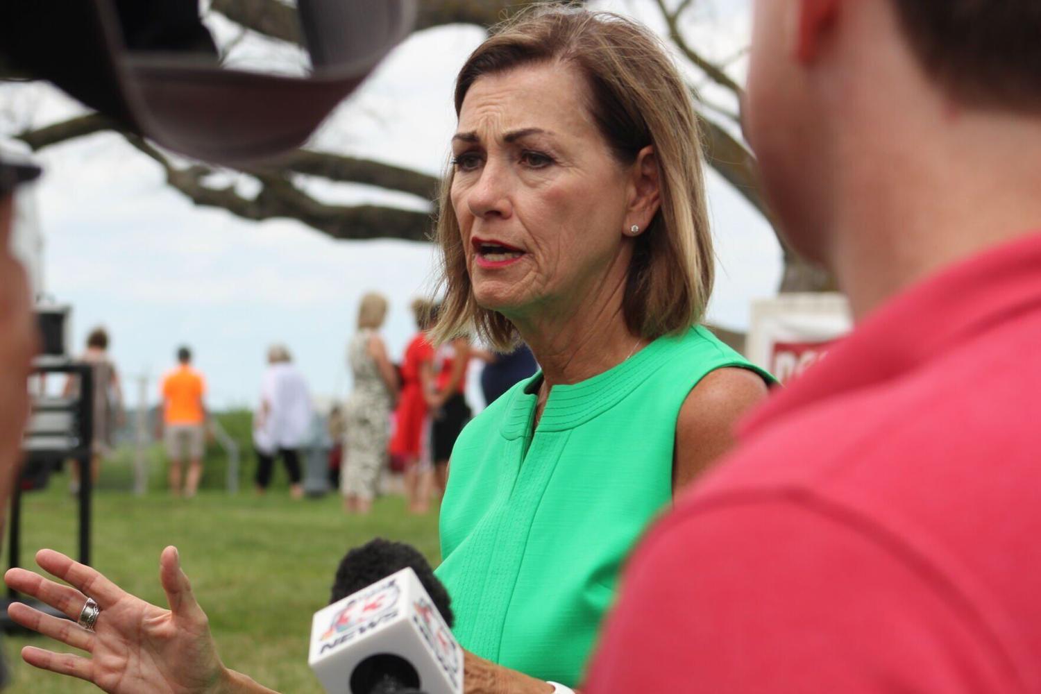 Iowa Gov. Reynolds announces staffing changes