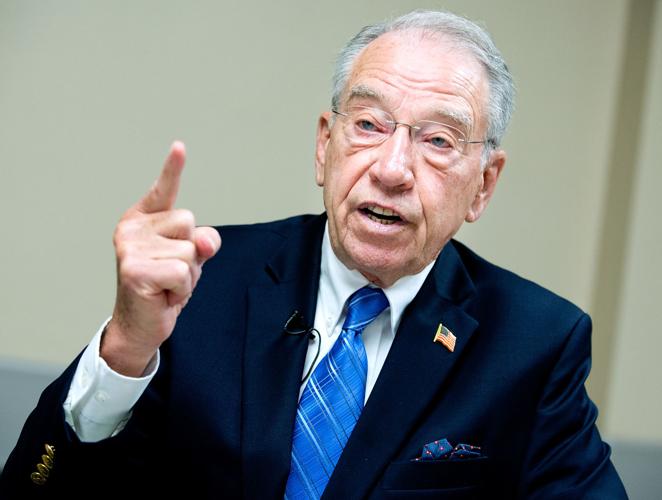 Grassley takes oath as Senate Pro Tempore