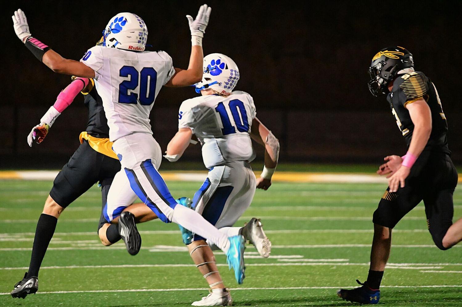 West Lyon football rushes to district win over Cherokee