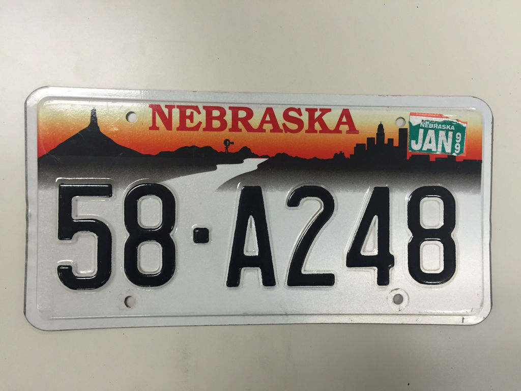 Nebraska license plate designs from the past | Coffee Break ...