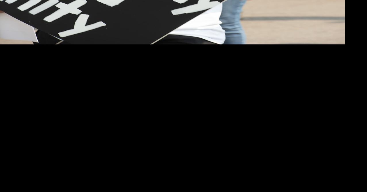 Briar Cliff students lead peaceful, uphill march Friday for racial justice