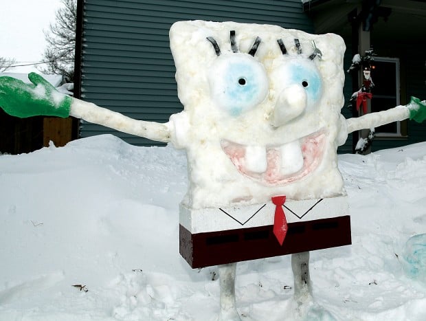 Photos: Cartoon snow characters