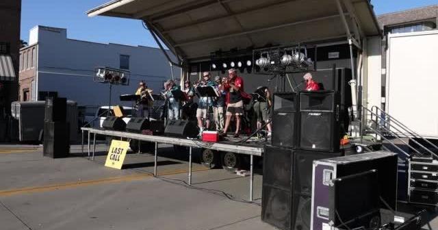 The Last Call band plays