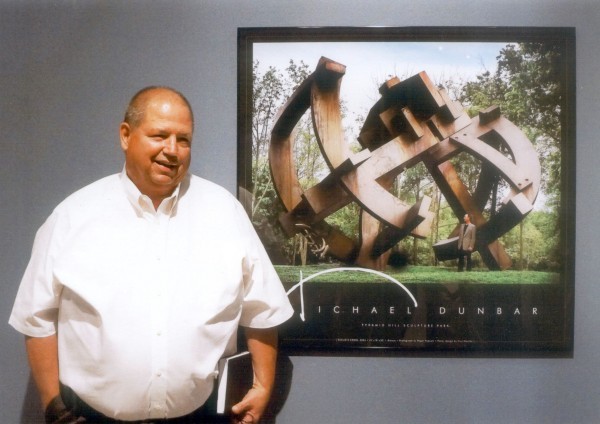 Sculptor sculpts 'relics of the future'