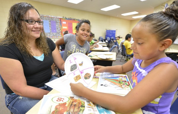 Native American students learn about diabetes prevention