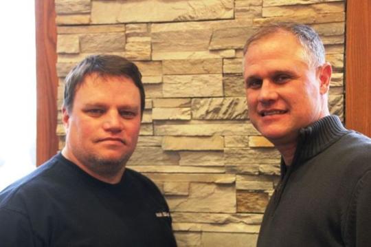 Siouxland “dinosaur hunters” Darren Maurer and Brian Buckmeier