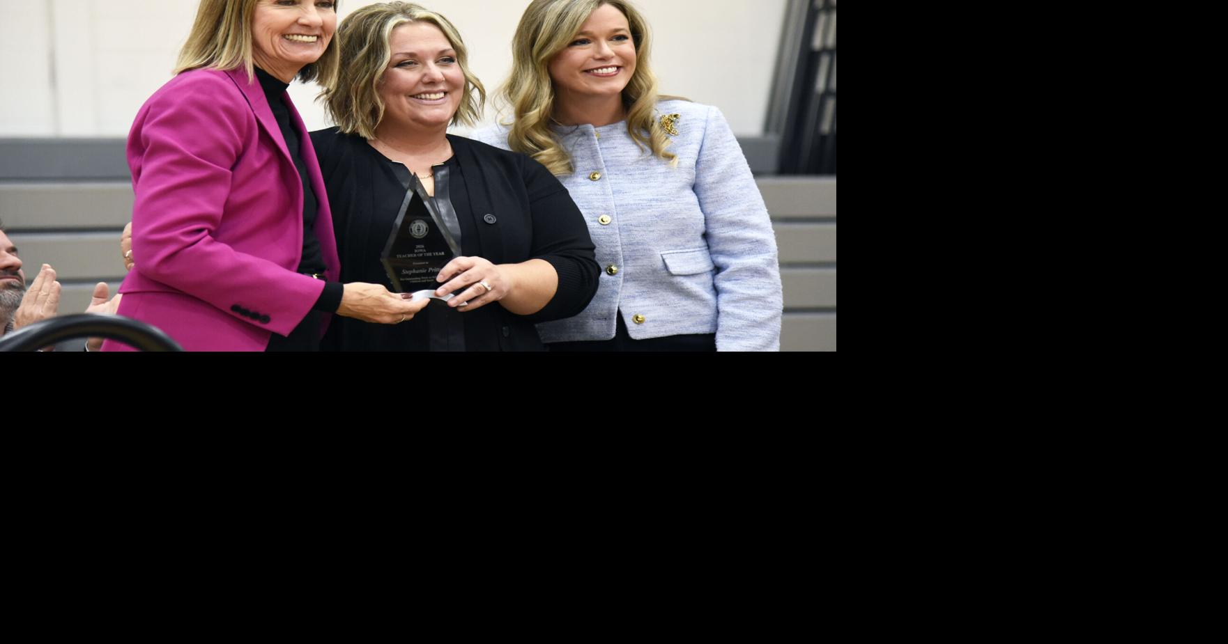Sheldon Community Schools' Stephanie Pritts named Iowa Teacher of the Year