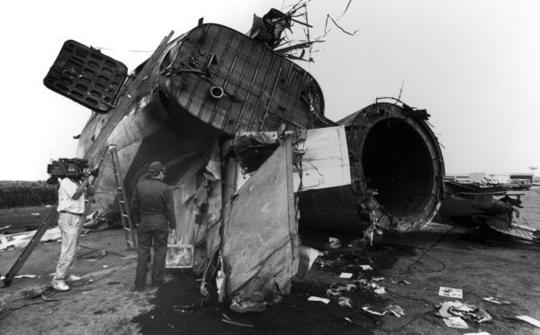 Photos: Flight 232 crash and recovery