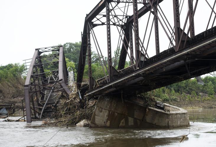 BNSF plans 2 controlled blasts for collapsed bridge