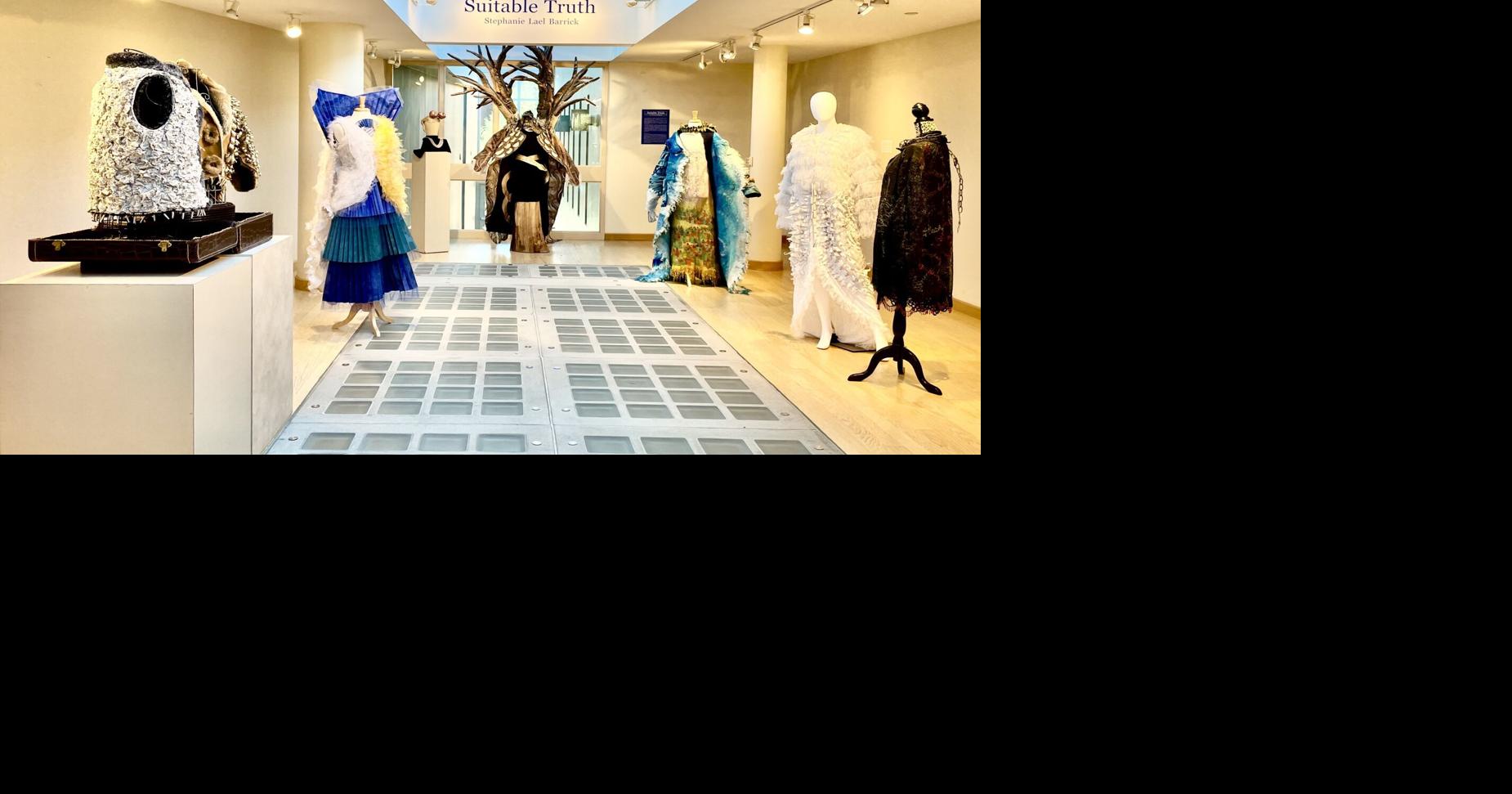Wearable art sculptor brings Bible-inspired artworks to Dordt University