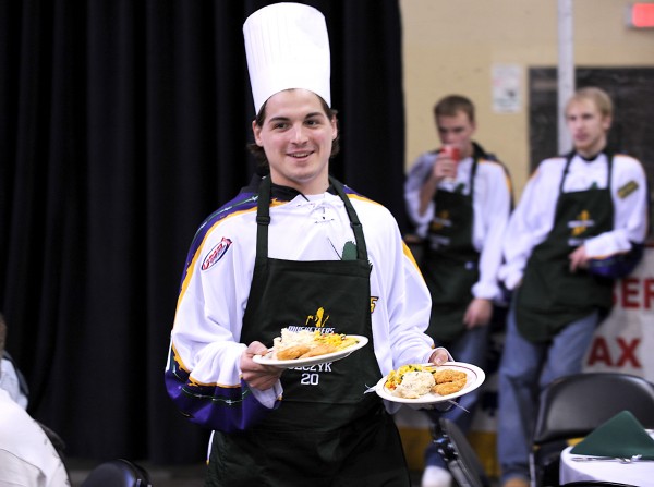 Musketeer player faces off for charity