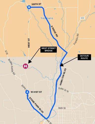 Weight restriction in place on West Street Bridge