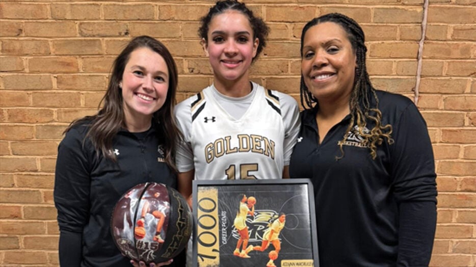 GIRLS VARSITY BASKETBALL: Ailynn Macauley of Staunton River reaches ...