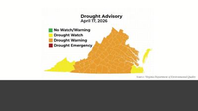 Drought Advisory Update: All of Virginia now under drought watch or ...