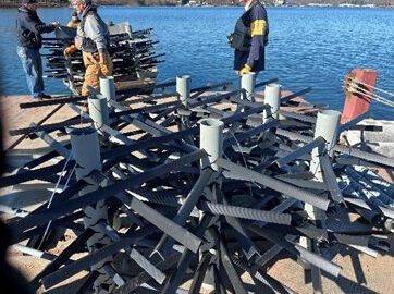 Fish habitat structures at Smith Mountain Lake help improve fish ...