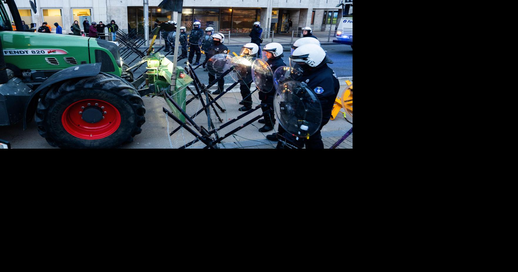 Photos show farmers' protests during the EU Summit in Belgium | World ...