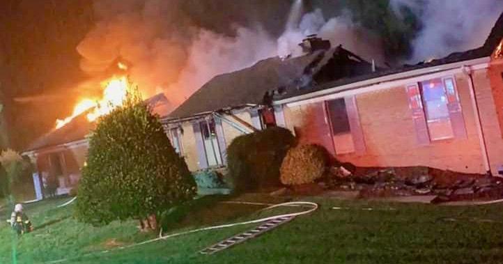 Huntingtown house fire believed to be result of lightning strike ...