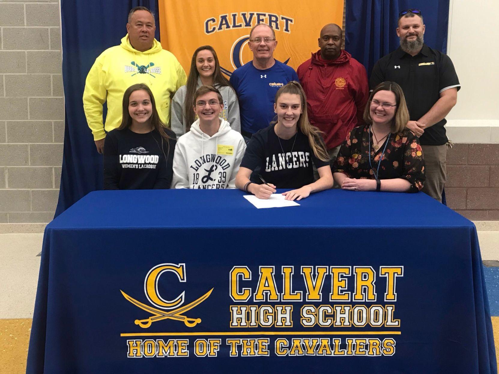 Calvert High School senior Libby signs with Longwood University for ...