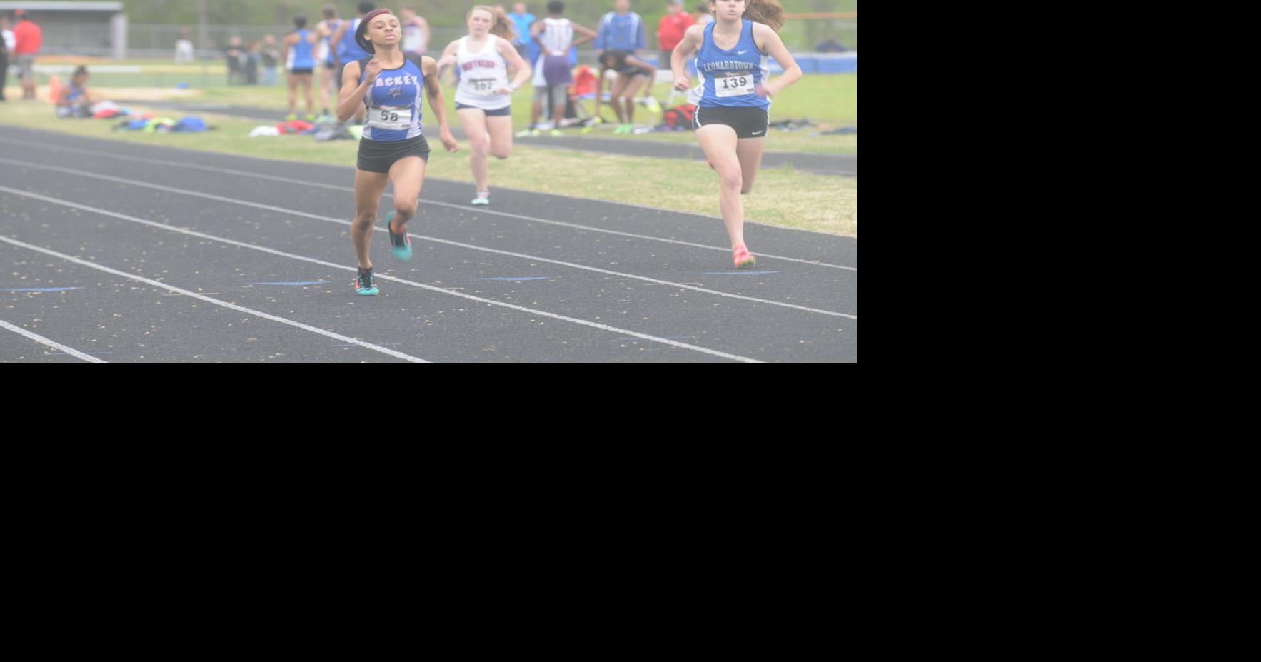 Lackey girls track and field dominates sprints, relays at quad meet ...