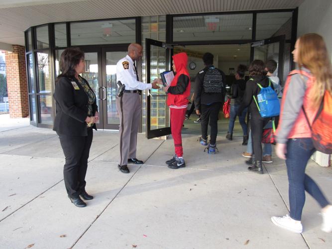 Charles sheriff pays wellness visit to General Smallwood Middle School ...
