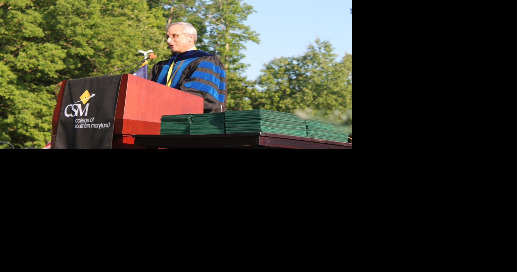 CSM president bids farewell at college's 58th spring graduation ...