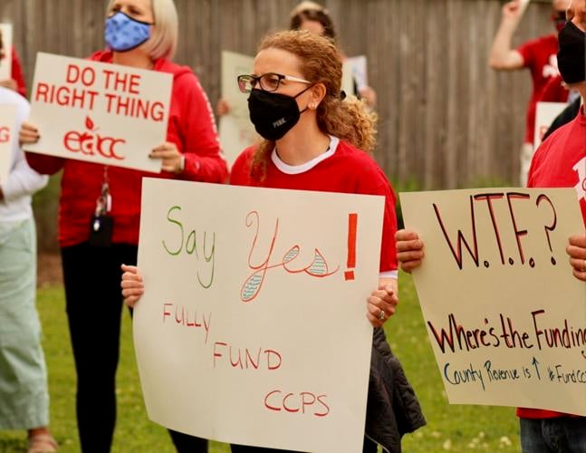 Teacher's union hosts rally to fully fund Charles schools' budget ...